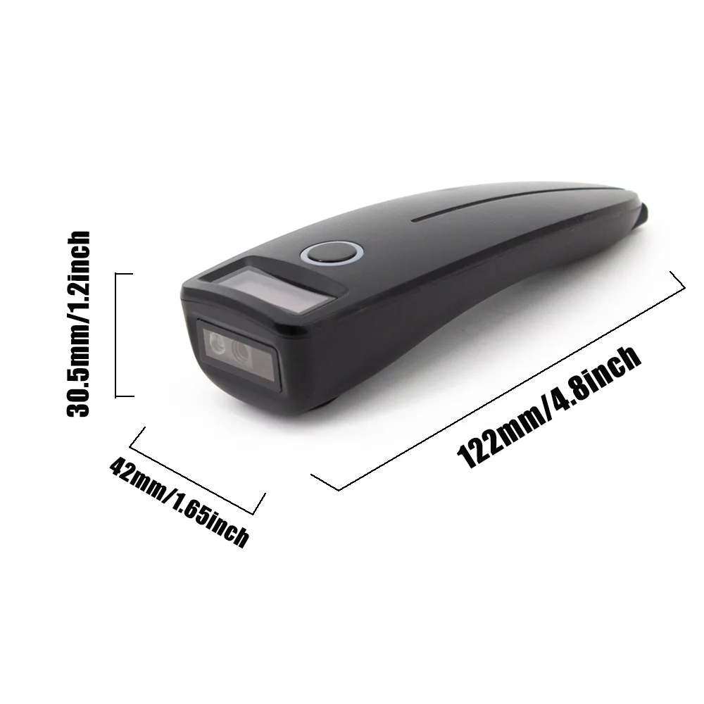 Barcode Scanner Mini Wireless Bluetooth Handheld Portable 1D 2D QR Code Barcode Scanner Mini Wireless Bluetooth Handheld Portable 1D 2D QR Code