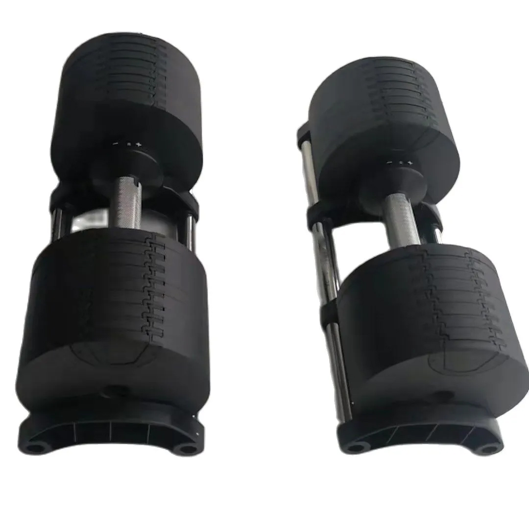 Adjustable Dumbbell Pair 2kg 5lb Or 4kg 9lb Increase Max 45kg 100lb